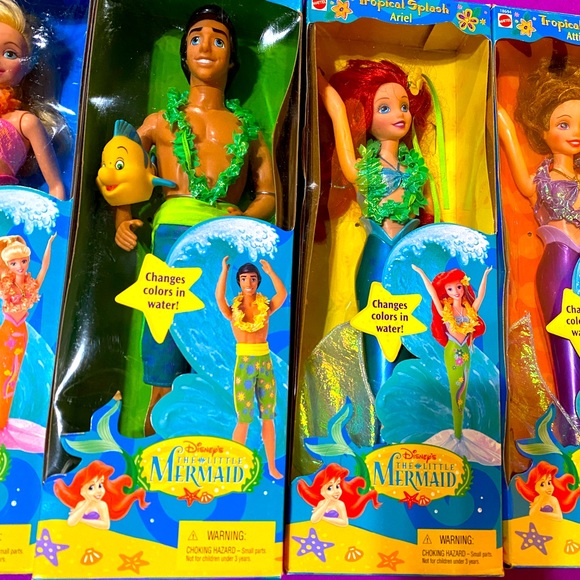 Disney | Toys | Disney Vintage 9s The Little Mermaid Tropical Splash ...